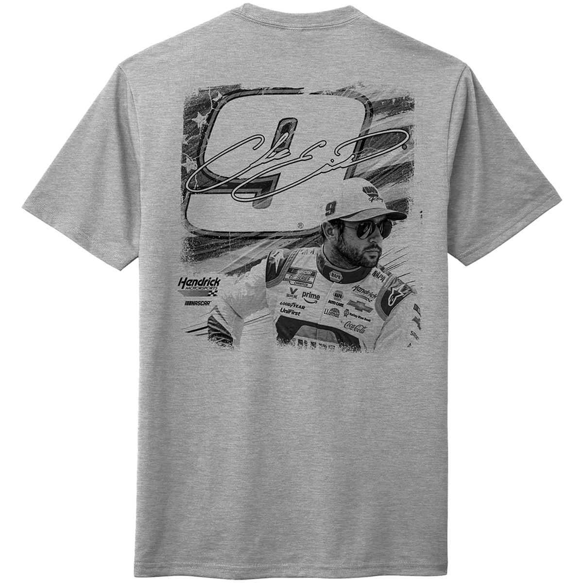 NAPA GREY PICTURE TEE – Chase Elliott Store