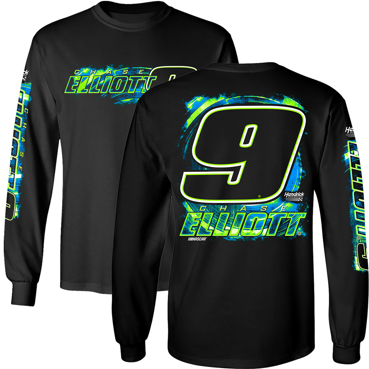 BLACK LONGSLEEVE CHASE ELLIOTT TEE – Chase Elliott Store