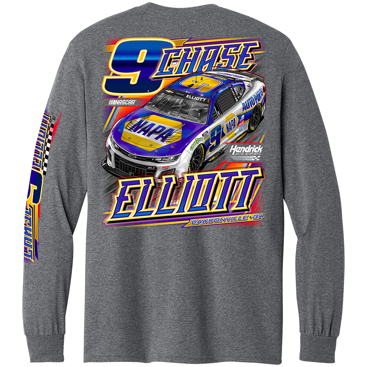 NAPA GRAPHITE LONG SLEEVE TEE – Chase Elliott Store