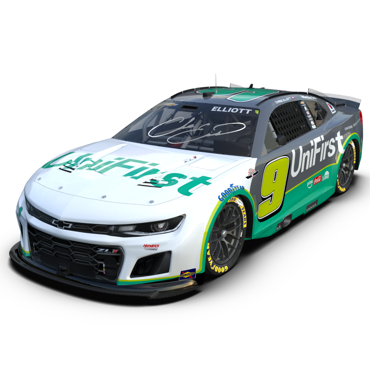 2025 UNIFIRST THROWBACK AUTOGRAPHED ELITE REGULAR PAINT 1:24 DIE-CAST ...