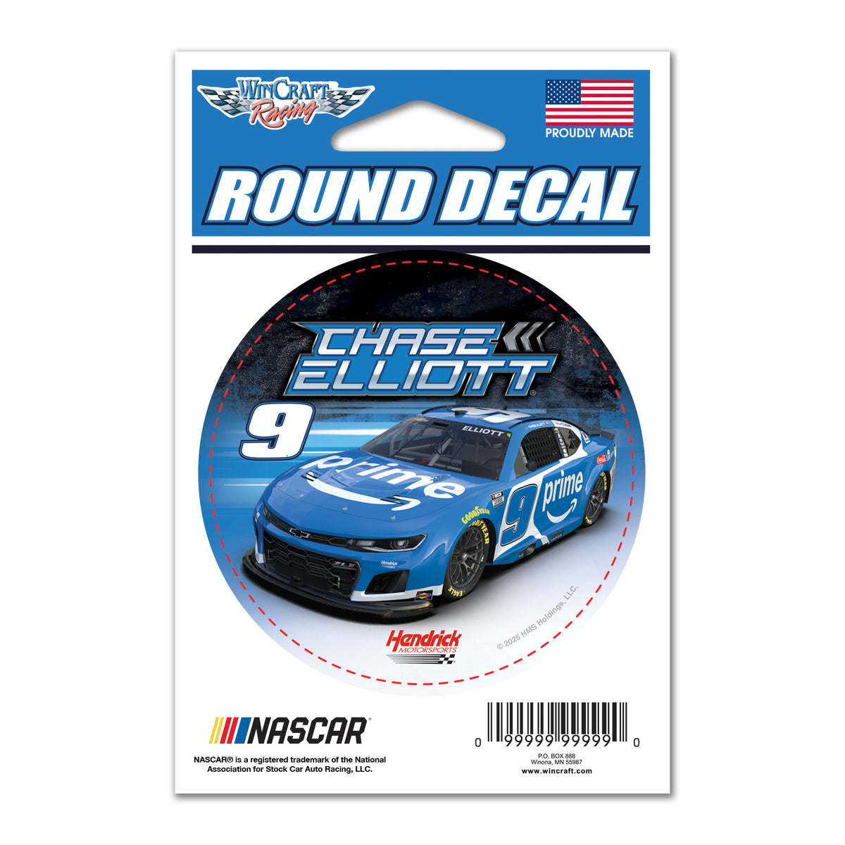 2025 ROUND PRIME DECAL – Chase Elliott Store