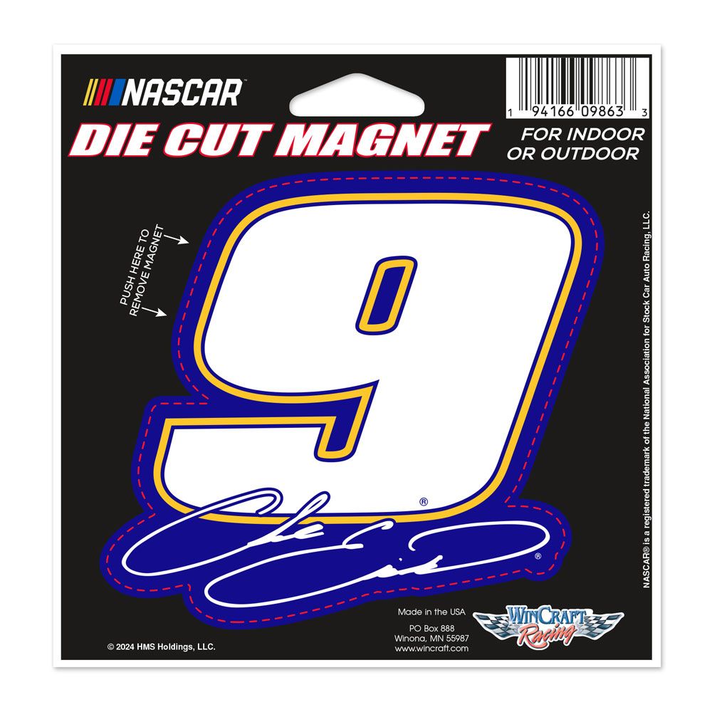 9 SIGNATURE DIE CUT MAGNET – Chase Elliott Store