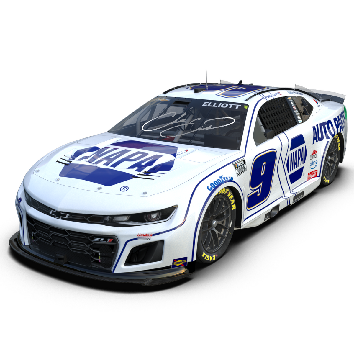 2025 NAPA WHITE AUTOGRAPHED ELITE REGULAR PAINT 1:24 DIE-CAST – Chase ...